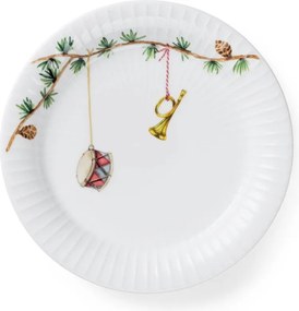 Bílý dezertní porcelánový talíř s vánočním motivem ø 19 cm Hammershøi Christmas – Kähler Design