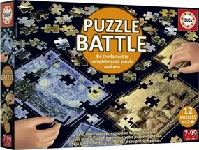 EDUCA Puzzle bitva Umění / 12x42 dílků / od 7 let