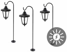 Garthen 551 Zahradní sada solárních LED luceren, 3 ks