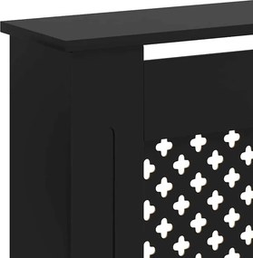 Kryt na radiátor černý 152 x 19 x 81,5 cm MDF 288195