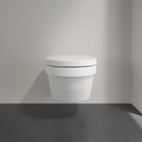 VILLEROY & BOCH Villeroy &amp; Boch ARCHITECTURA - Záchodové sedátko s poklopem, s funkcí QuickRelease a SoftClosing, bílá alpin 98M9C101