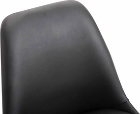 Židle Maverick C umělá kůže – černá