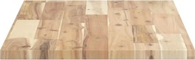 Plovoucí police 4 ks 80 x 40 x 2 cm neošetřené akáciové dřevo 3279398