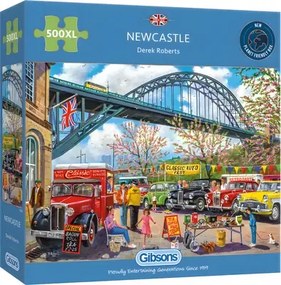 GIBSONS Puzzle Newcastle XL / 500 dílků / 68 x 49 cm