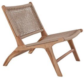 Designové křeslo Jadiel teak - syntetický ratan