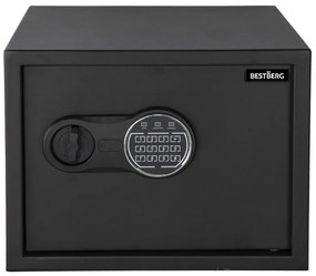 Digitální trezor BestBerg BBSB-2C / 30 x 38 x 30 cm / černá