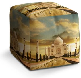 Sablio Taburet Cube Taj Mahal: 40x40x40 cm