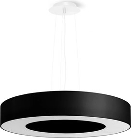 Sollux Lighting Lustr SATURNO SLIM 50 černý