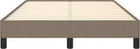 Rám postele bez matrací taupe 120x190 cm textil 3269609