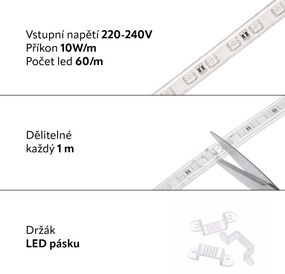 T-LED LED pásek 230V5-RGB 230V LED pásek 230V5-RGB 230V