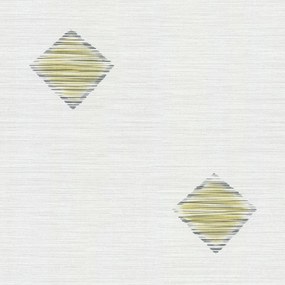 Vliesová tapeta se žlutým geometrickým vzorem 45208, Feeling, Emiliana