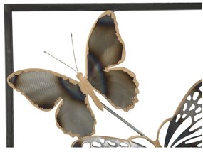 Kovová nástěnná dekorace Mauro Ferretti Butterflies, délka