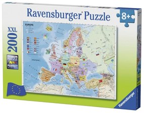 Ravensburger Mapa Evropy 200 dílků