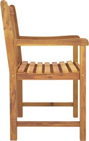 Zahradní židle 8 ks 56 x 55,5 x 90 cm masivní akáciové dřevo 3206274