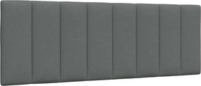 Rám postele bez matrace Hanko tmavě šedá 140 x 200 cm textil 3310392