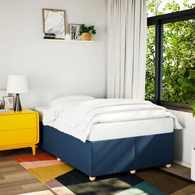 Rám postele bez matrace modrá 120x200 cm textil 3284728