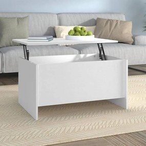 Konferenční stolek bílý 80 x 55,5 x 41,5 cm kompozitní dřevo