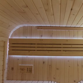 BPS-koupelny Finská zahradní sudová sauna  180x200, 2-4 osoby
