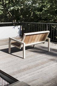 Zahradní nábytek Egoé Zahradní dvoumístná lavice Laurede Dřevo: tropické dřevo IPE ošetřené olejem