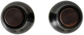 Audo CPH Set dvou bronzově černých kovových mlýnků na sůl a pepř AUDO GRINDER 20,5 cm
