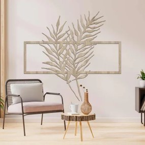 Dřevěná dekorace Tropické listy - Moderní botanický design | SENTOP HDF0303