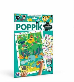 POPPIK Kreativní Samolepková sada Jungle