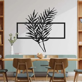 Dřevěná dekorace Tropické listy - Moderní botanický design | SENTOP HDF0303