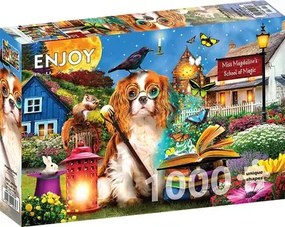 ENJOY Puzzle Škola kouzel / 1000 dílků / od 14 let