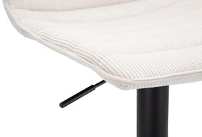 Designová barová otočná židle Camaxtli bílá