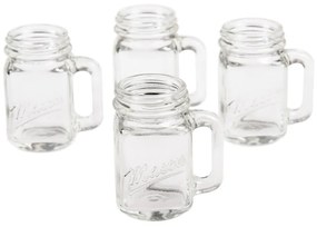 Sada 4 panáků Rex London Mason Jar