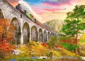 GIBSONS Puzzle Viadukt Glenfinnan / 1000 dílků / 68 x 49 cm