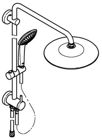 GROHE 27421002 - Sprchový systém EUPHORIA 260 lesklý chrom