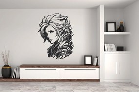 Lepy.cz Samolepka na zeď Final Fantasy Velikost (šířka x výška): 50x63cm, Barevná varianta: Bílá