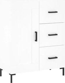 Skříň highboard bílá 69,5 x 34 x 180 cm kompozitní dřevo 3200001