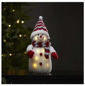 Eglo Eglo 411221 - LED Vánoční dekorace JOYLIGHT 8xLED/0,06W/3xAA červená EG411221