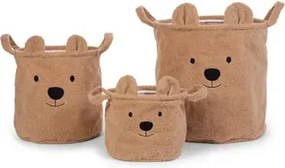 Childhome Koš na hračky Teddy 30x30x30 cm