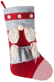 VÁNOČNÍ DEKORACE SANTA 10,4X50 CM VZOROVANÁ