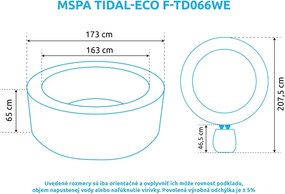 Mspa | Vířivý bazén MSPA Tidal F-TD066WE | 11400306
