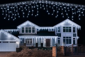 Vánoční světýlka LED záclona studená bílá 200 LED