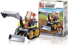 Sluban Town Stavitelé M38-B0377C Malý pásový bagr / LEGO - kompatibiln