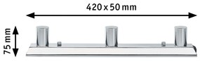 Paulmann 99679 Galeria Regula, osvětlení k zrcadlu s vypínačem, 3x40W, chrom