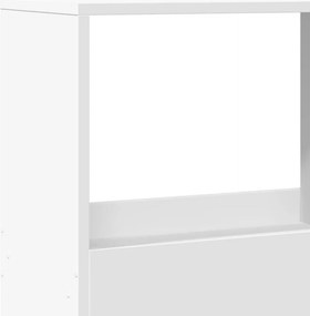 Dělicí stěna bílá 100 x 33 x 155,5 cm kompozitní dřevo 3309564