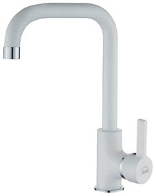 Laveo Lena, kuchyňská baterie stojící h-302, bílá, LAV-BKU_665D