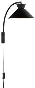 NORDLUX Dial nastavitelná nástěnná lampa - černá