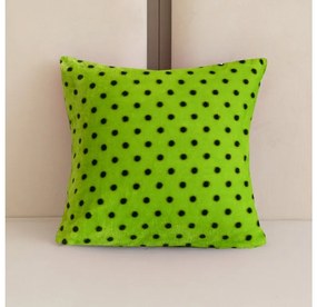 Mikroplyšový povlak na polštářek COLAM 45x45 cm, zelený