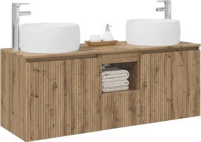 Sada koupelnových skříněk 3 ks Dub artisan 49,5 x 44,5 x 66 cm 3405726