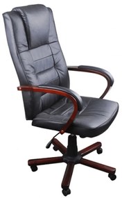 20005 vidaXL Kancelářská židle Luxury černá