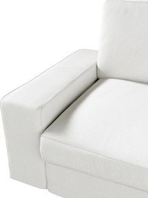 Potah na pohovku Kivik 2-místná nerozkládací barva krémová látka pletený vzor