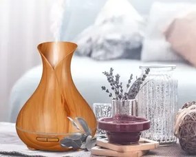 SIXTOL Vulcan světlé dřevo / Aroma difuzer / 350ml / 12 W / Automatick