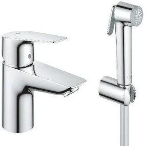 Grohe Start Edge - Umyvadlová baterie s bidetovou sprškou, chrom 23773001